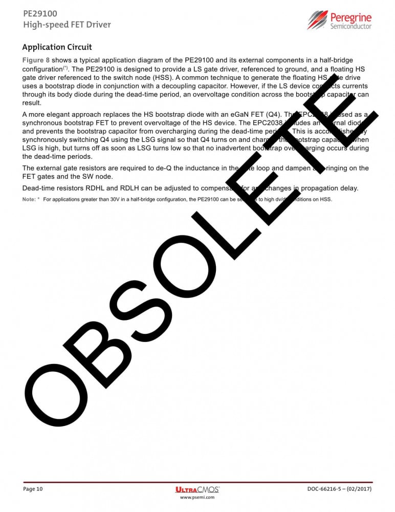 PE29100A-X datasheet page 10
