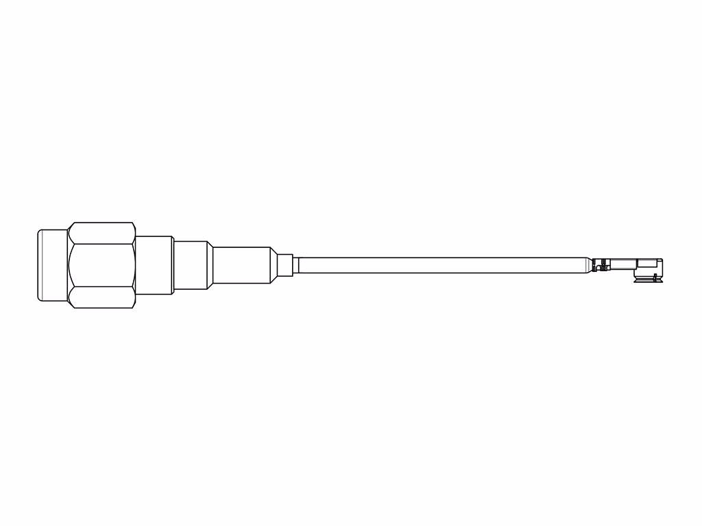 TNC Straight Bulkhead Jack RP Rear Mount to SMA Straight Plug RP on RG-316 Cable, 139.70mm Length, 50 Ohms