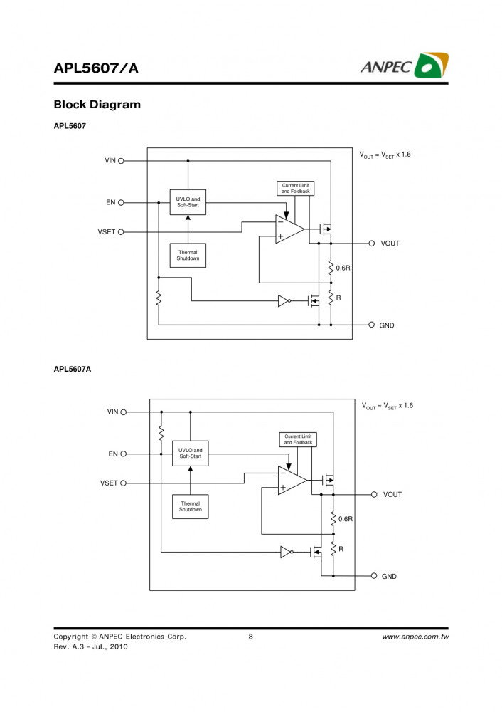 APL5607AKI-TRG datasheet page 8