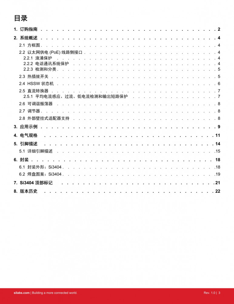SI3404 datasheet page 3