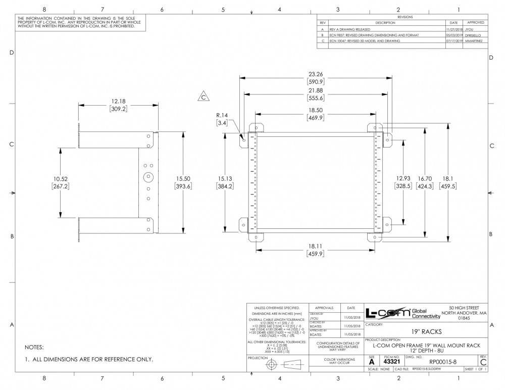L-com RP00015-8 technical document page