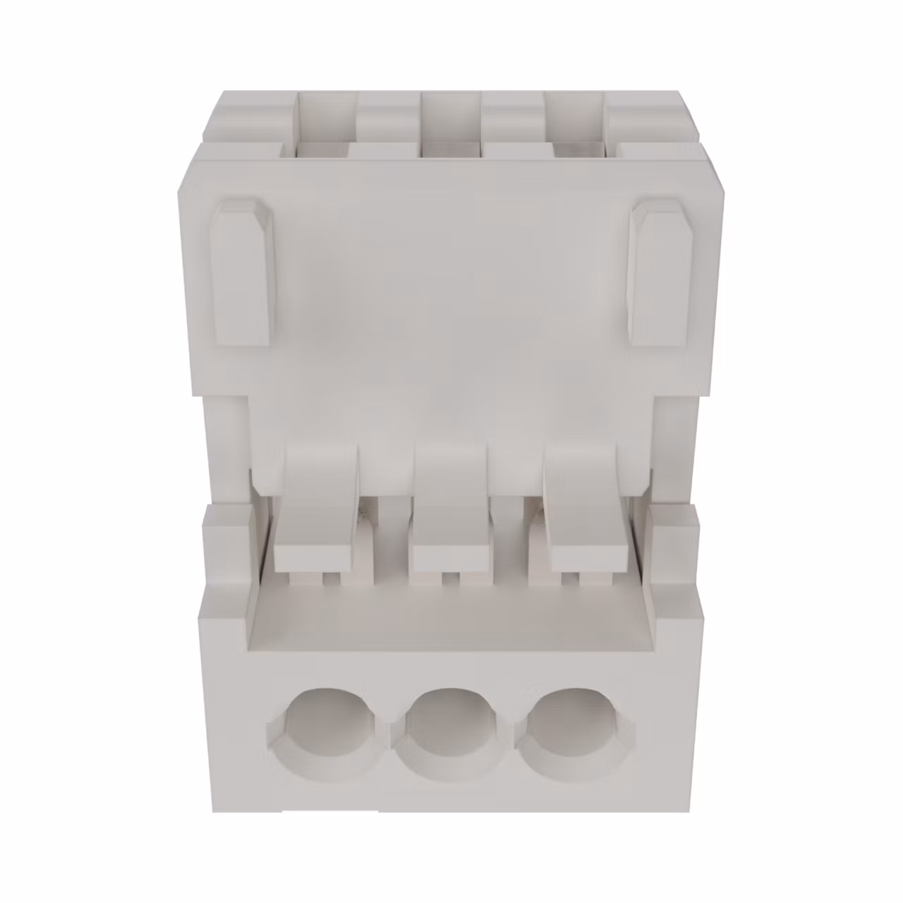 Appli-Mate RAST 2.5 Female Connector, 2.50mm Pitch, 3 Circuits, Positions B & C Removed, Open Endwalls for sale