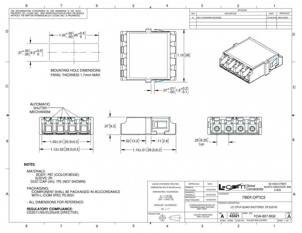FOA-807-BGE technical document preview