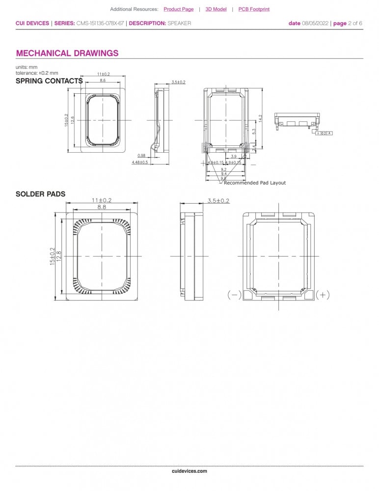 CMS-151135-078SP-67 datasheet page 2