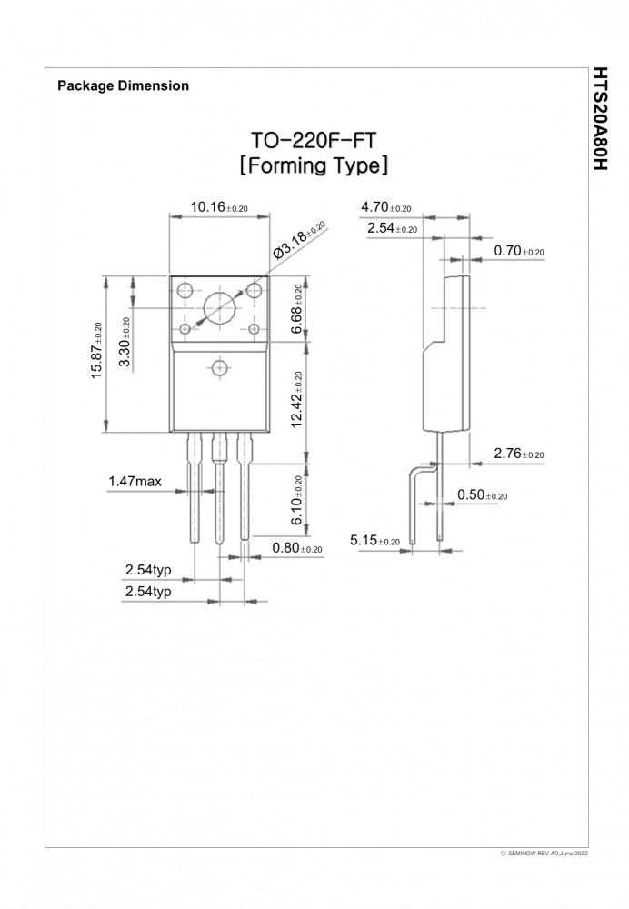 HTS20A80H datasheet page 5