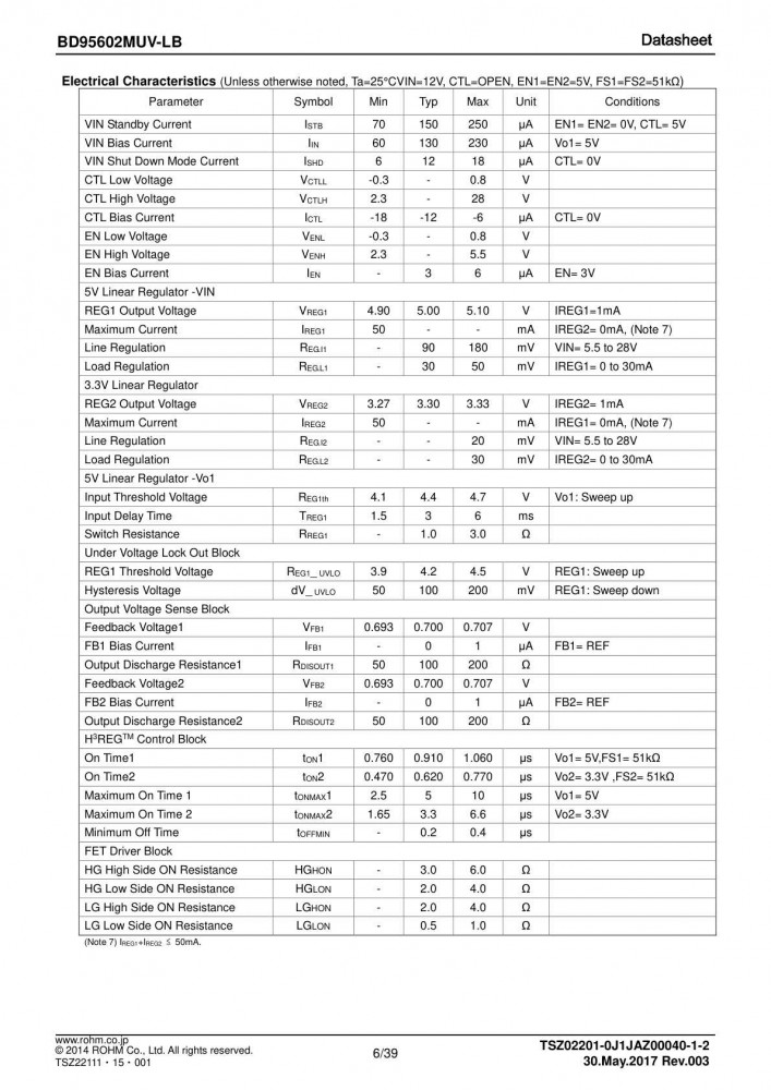 BD95602MUV-LBE2 document page 6