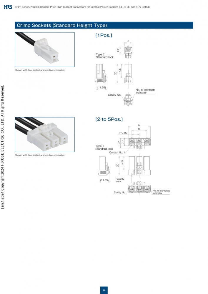 HRS DF22 datasheet page 8