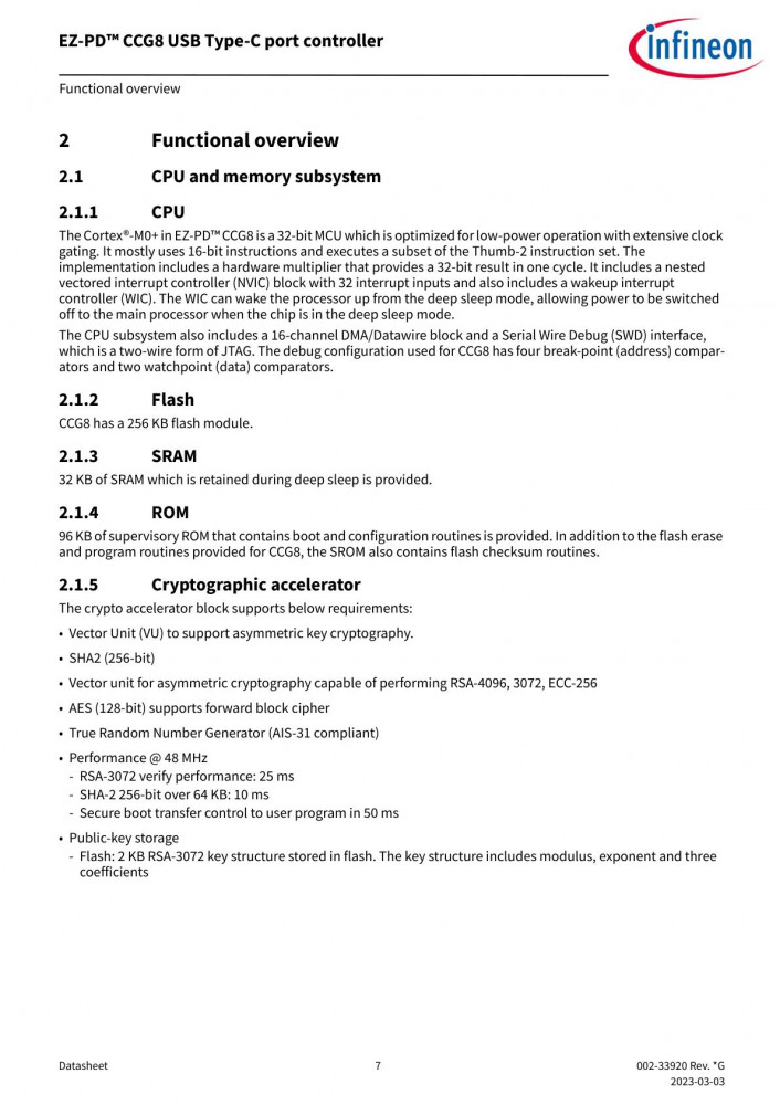 CYPD8225-97BZXIT document page 7