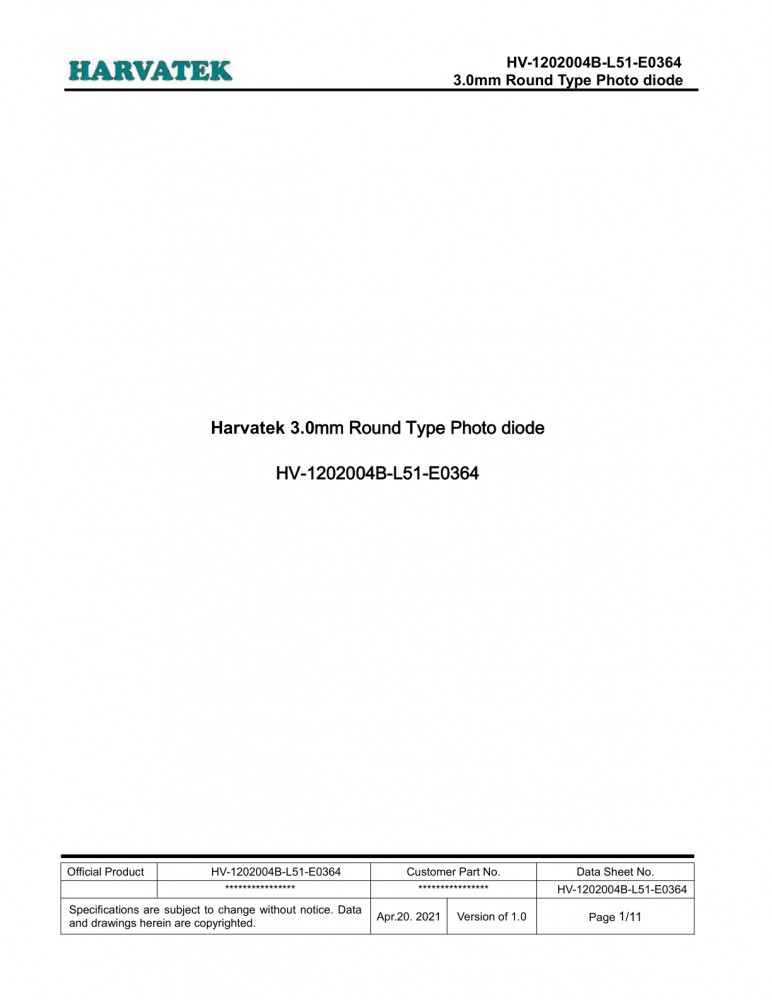 HV-1202004B-L51-E0364 datasheet page 1