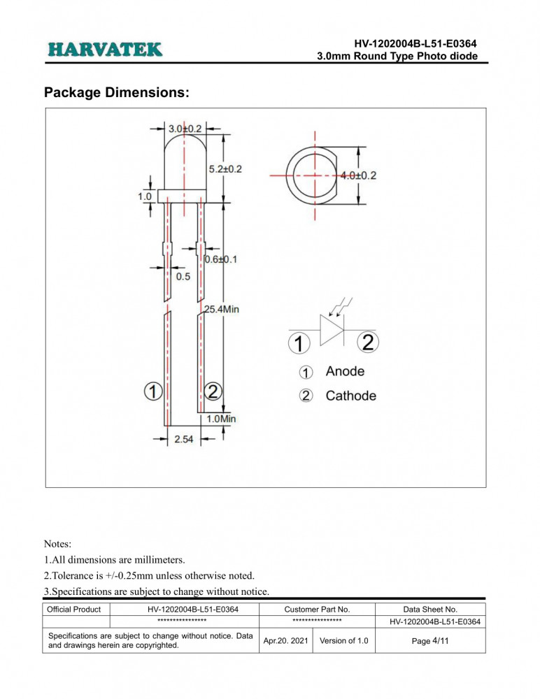 HV-1202004B-L51-E0364 datasheet page 4