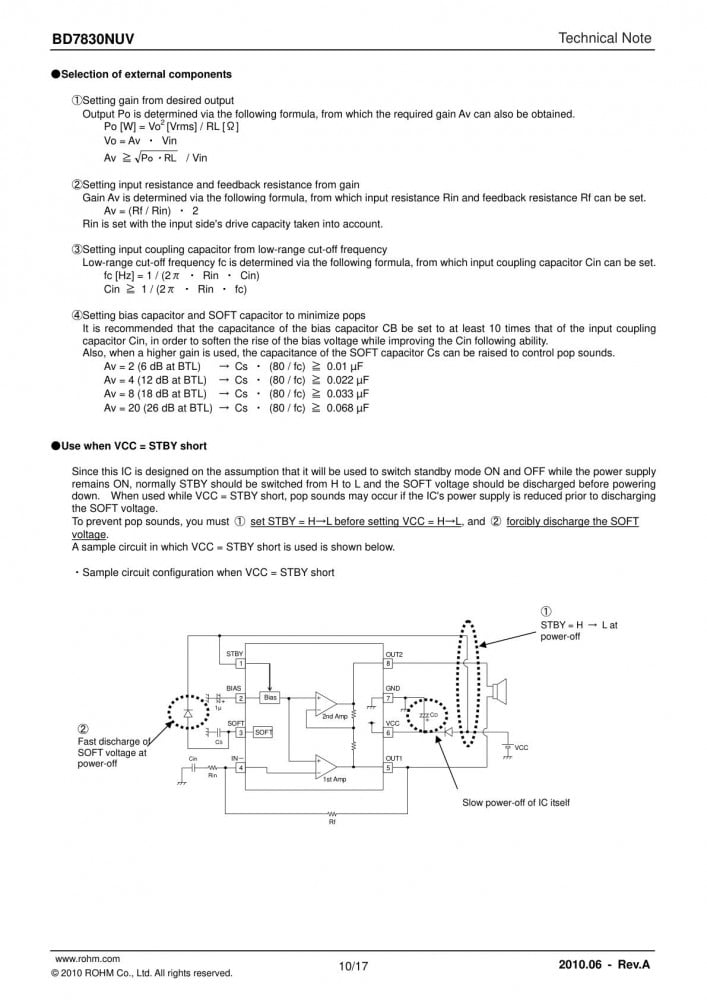 BD7830NUV-TR datasheet page 10