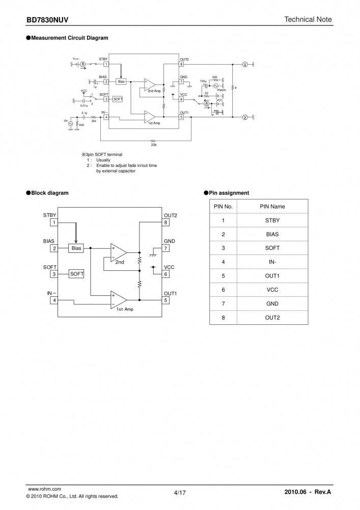 BD7830NUV-TR datasheet page 4