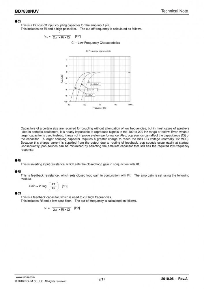 BD7830NUV-TR datasheet page 9