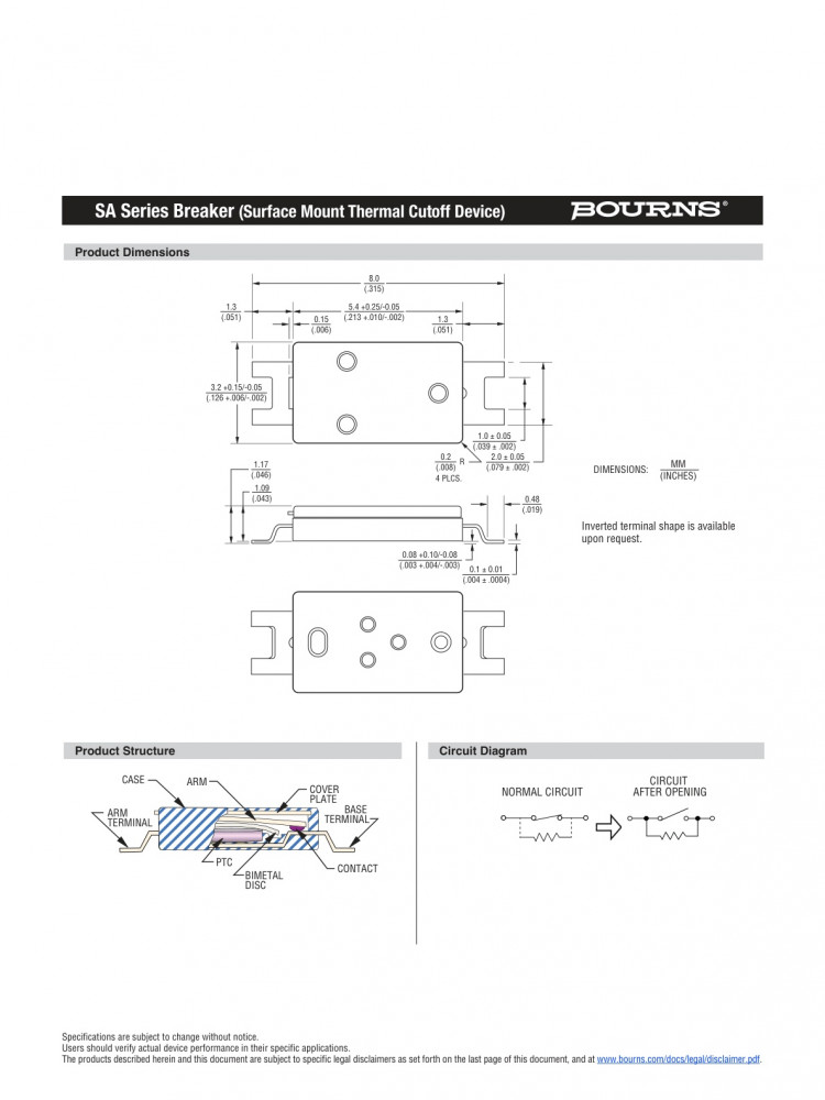 SA72SB0 technical document page 2