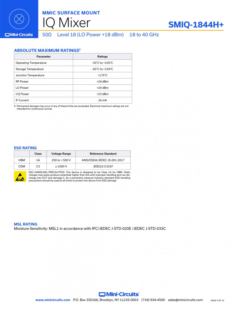 SMIQ-1844H+ document page 9
