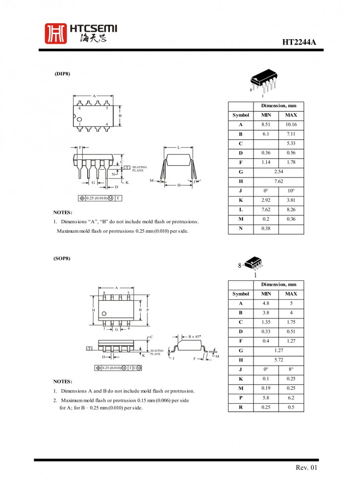 HT2244ARZ technical document page 4