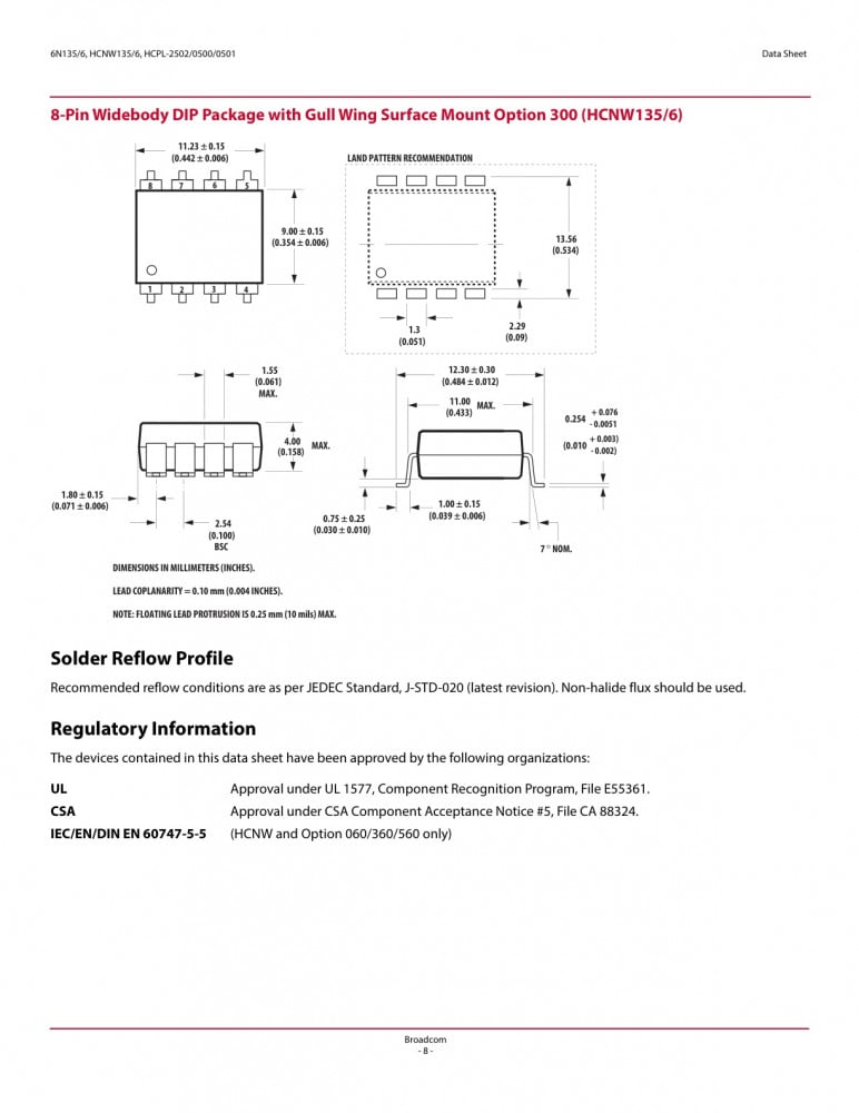 6N136 datasheet page 8