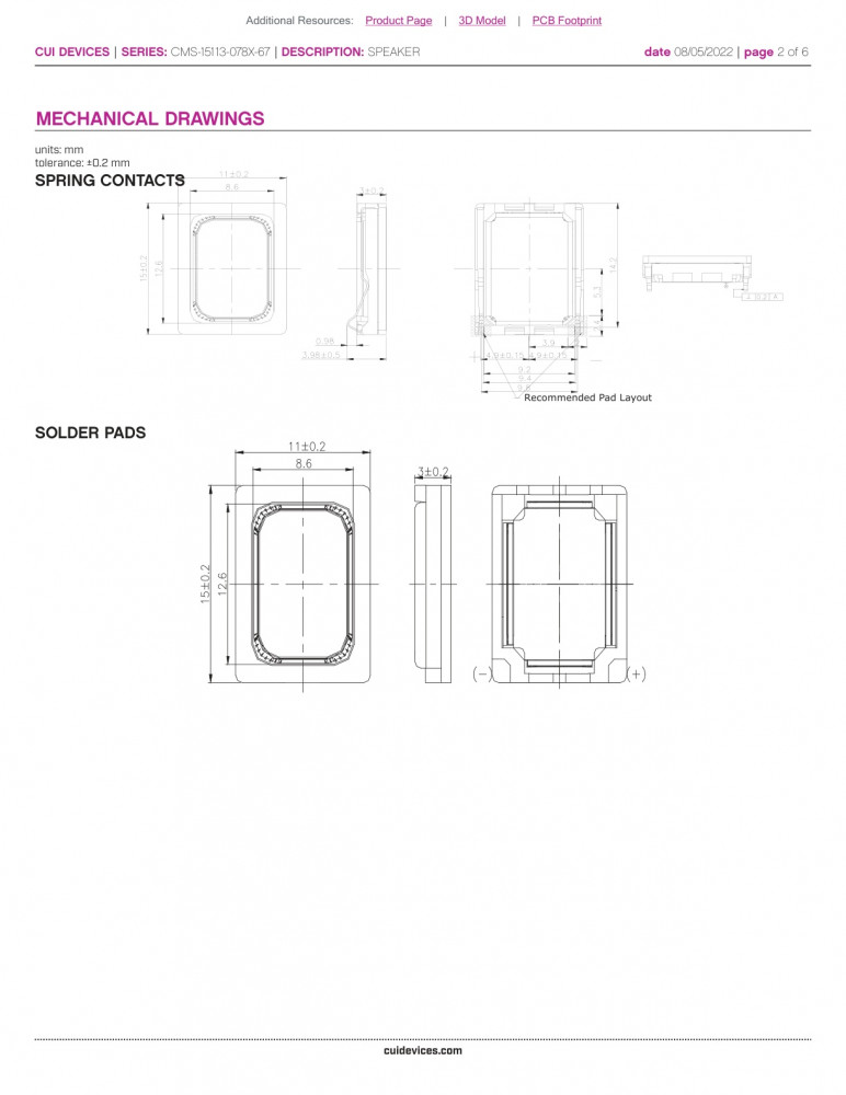 CMS-15113-078L100A-67 datasheet page 2