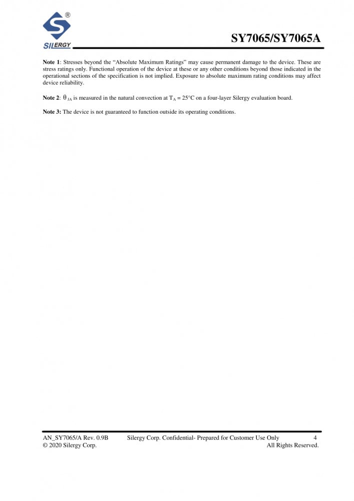 SY7065AQMC datasheet page 4