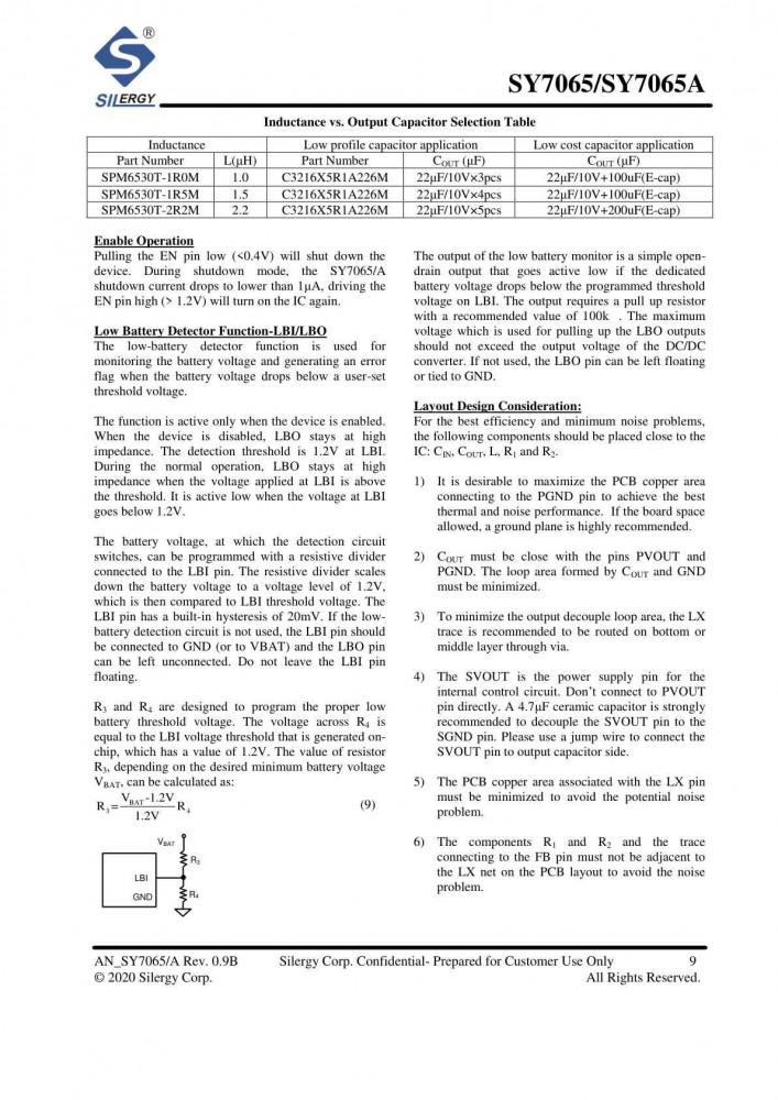 SY7065AQMC datasheet page 9