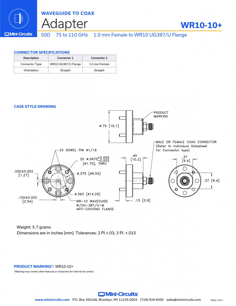 WR10-10+ datasheet page 3