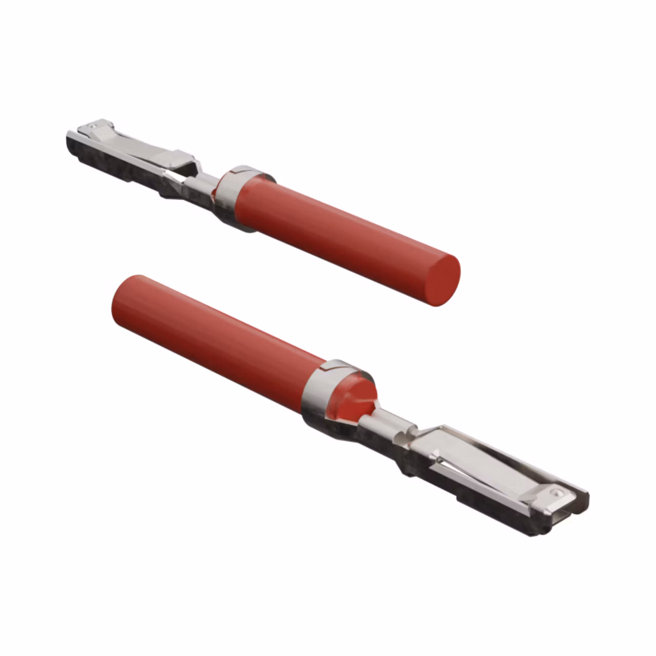 Pre-Crimped Lead Mizu-P25 Female-to-Mizu-P25 Female, Tin (Sn) Plating, 225.00mm Length, 20 AWG, Red for sale