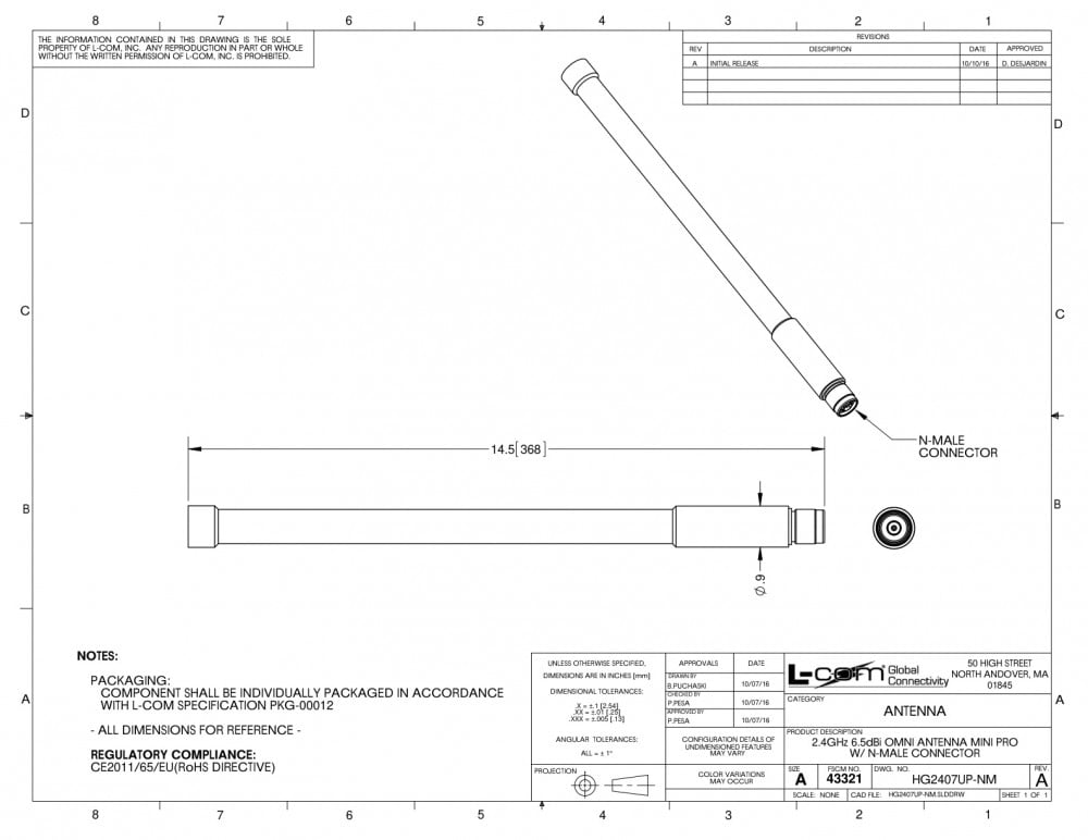 HG2407UP-NM technical document page