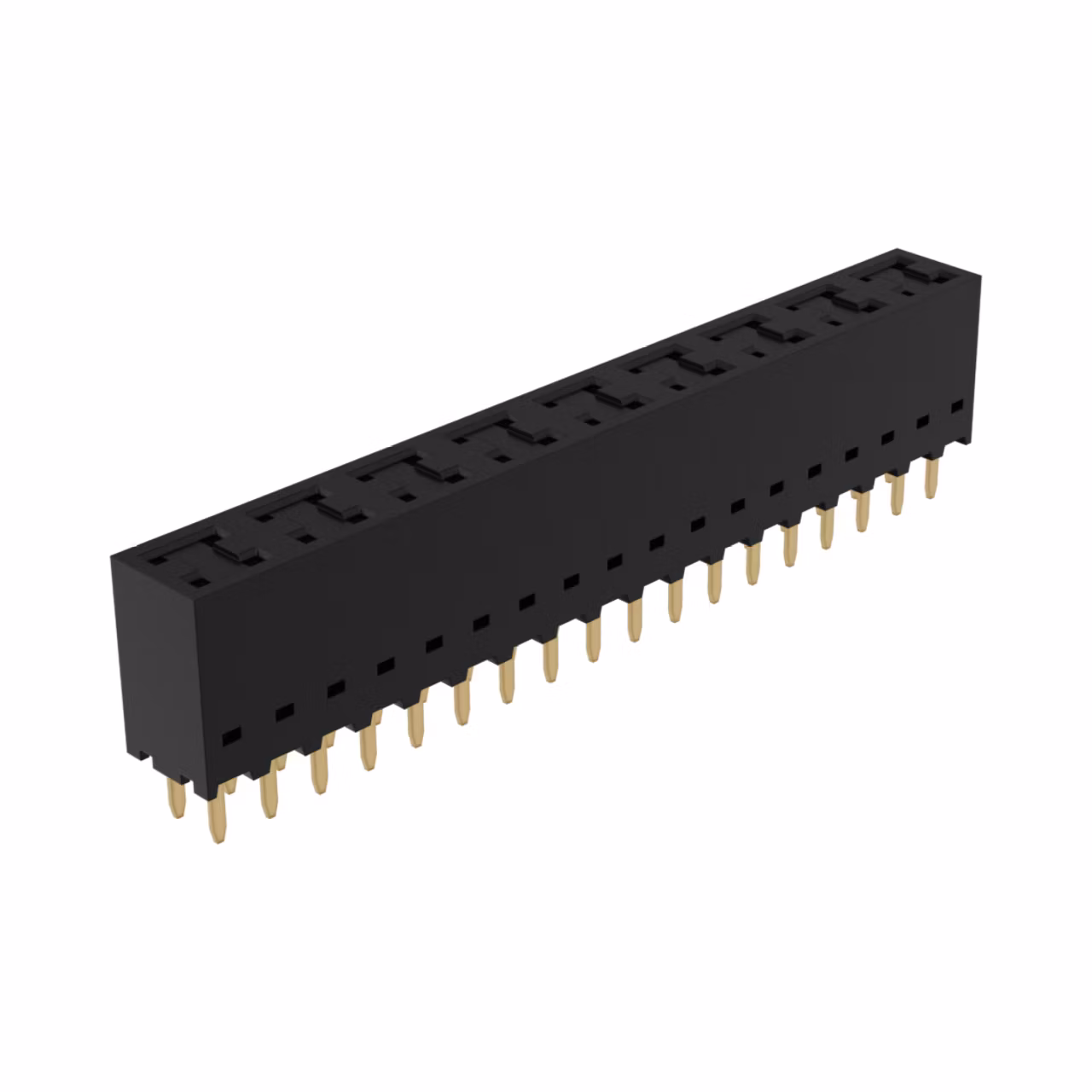 C-Grid III PCB Receptacle, 2.54mm Pitch, Dual Row, Vertical, 36 Circuits, 0.12µm Gold (Au) Flash Plating, Straight PCB Pins for sale