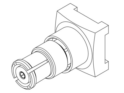 SMP Plug, Straight, Limited Detent, PCB, Surface Mount, Tray