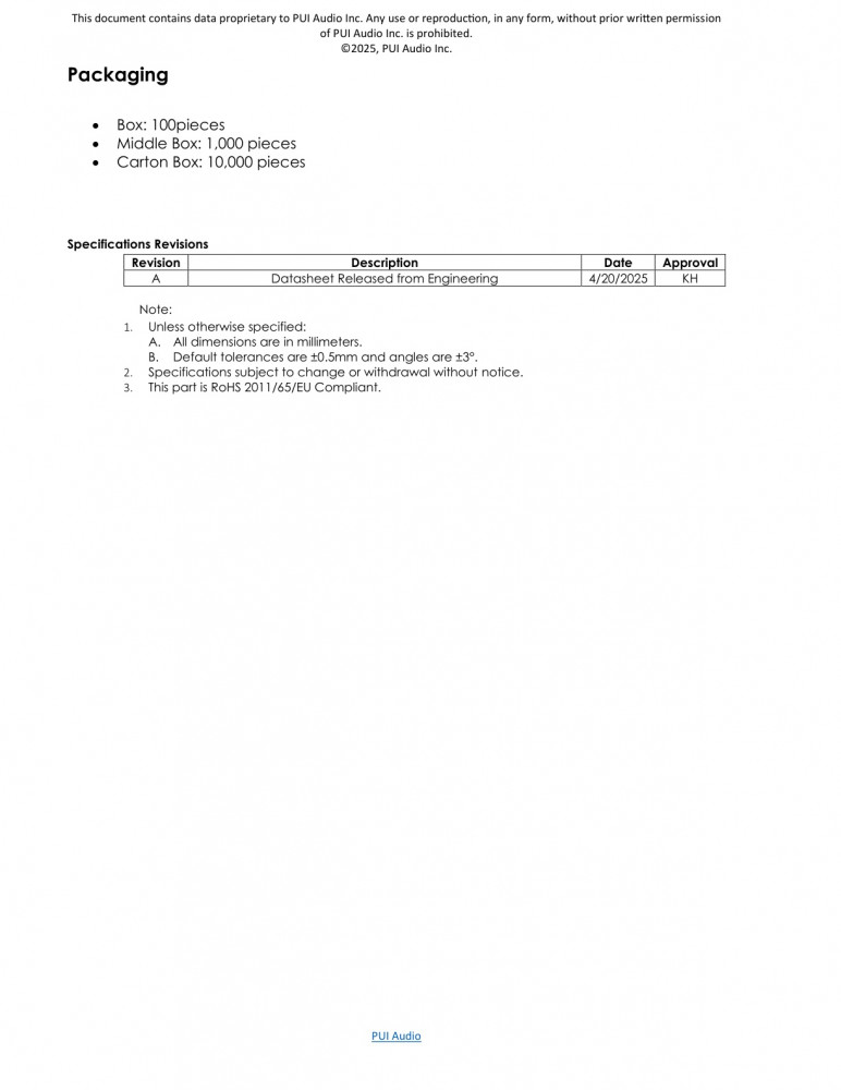 POM-2722L datasheet page 5