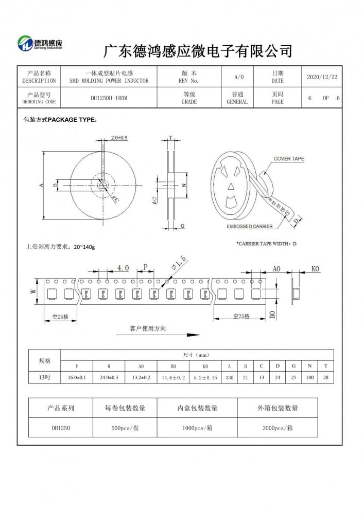 DH1250H-1R0M document visual page 7