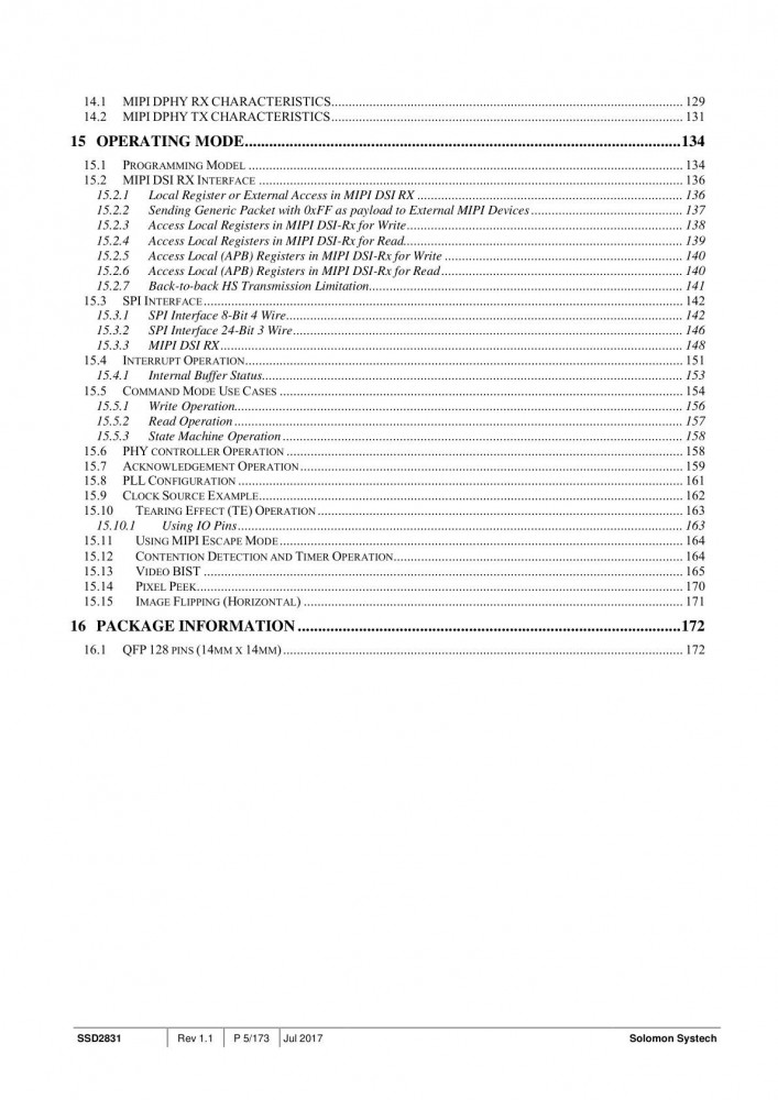 SSD2831 datasheet page 5