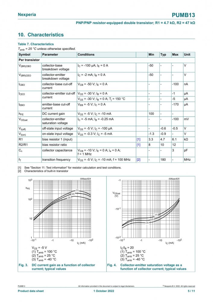 PUMB13 datasheet page 5
