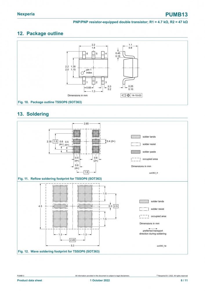 PUMB13 datasheet page 8