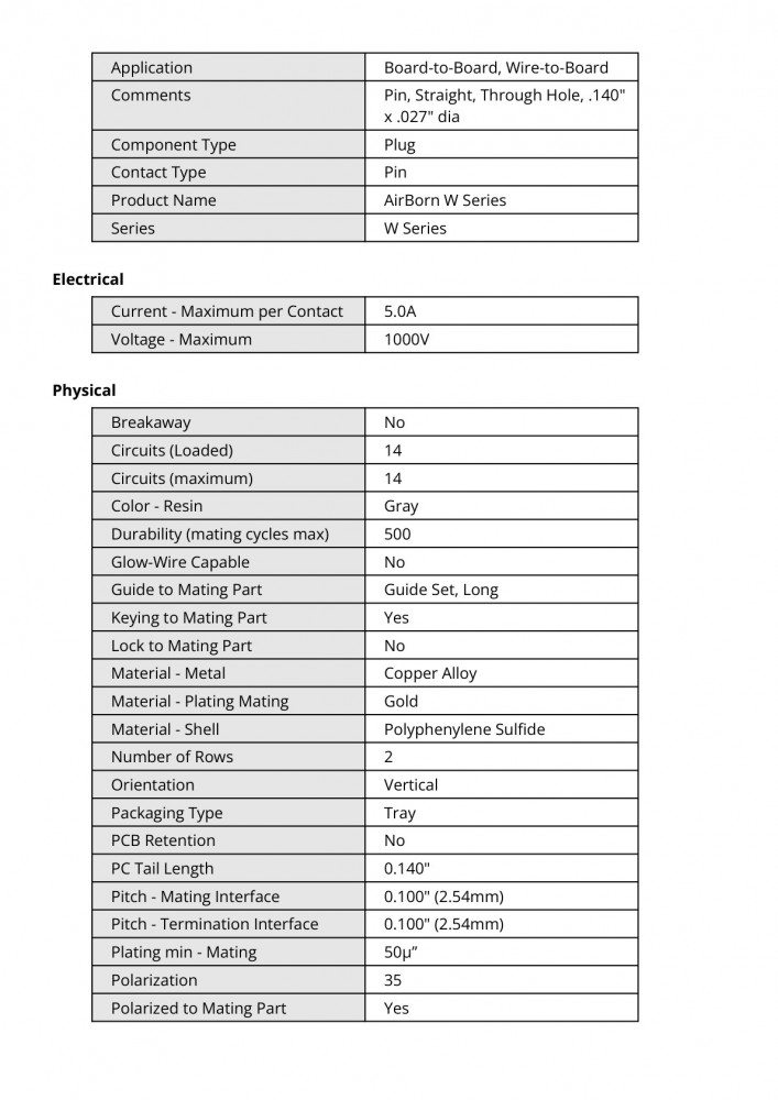 WTAV14PD9SYL-35 technical document image 2