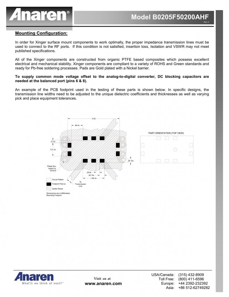 B0205F50200AHF technical document page 5