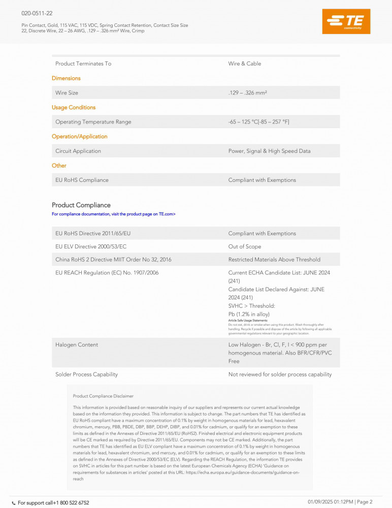 020-0511-22 technical document page 2