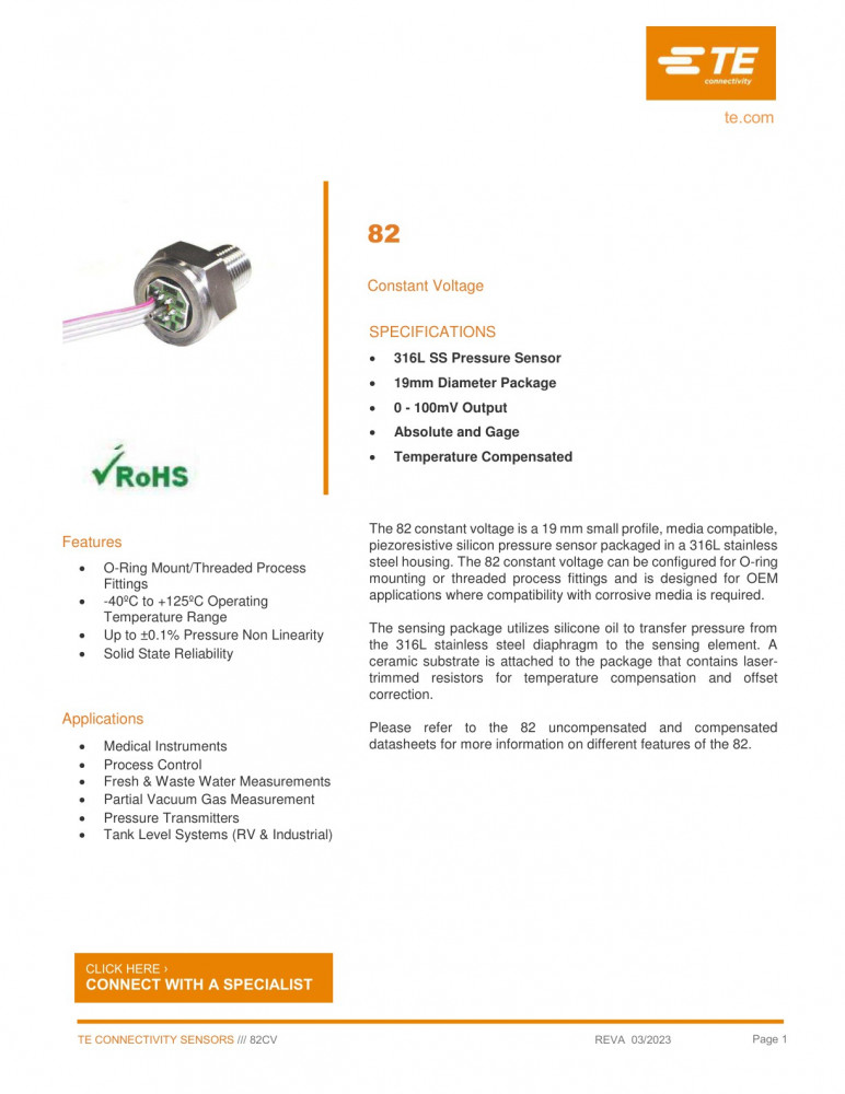 82CV-300G-R technical document page 1