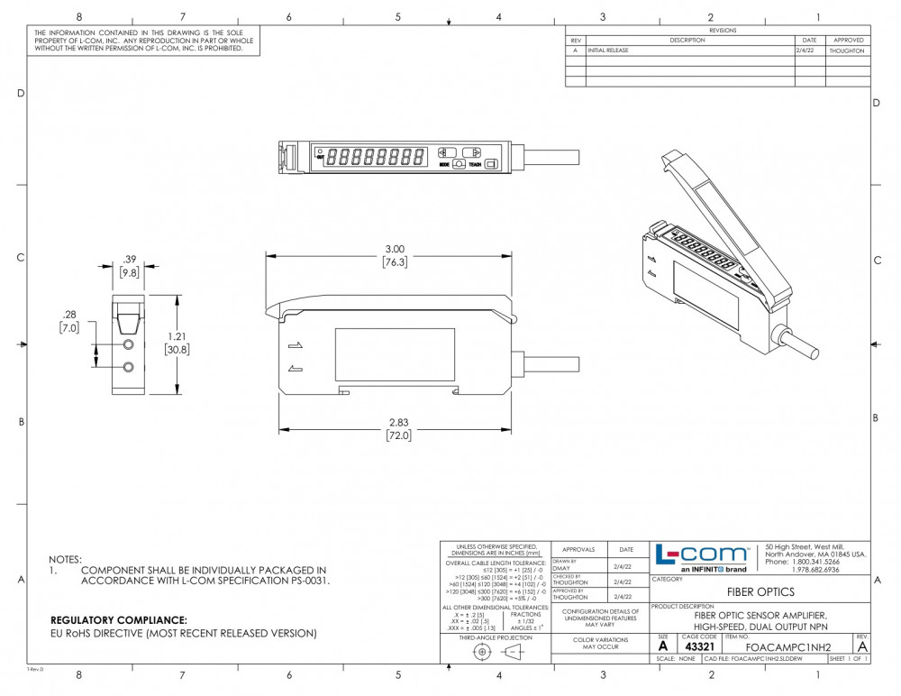 FOACAMPC1NH2 technical document preview