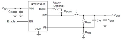RT6341 - 42VIN, 1.5A, Asynchronous Step-Down Converter with Low Quiescent Current