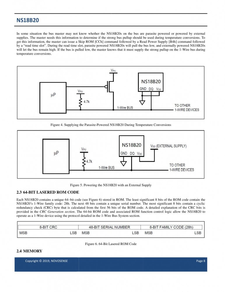 NS18B20 datasheet page 8