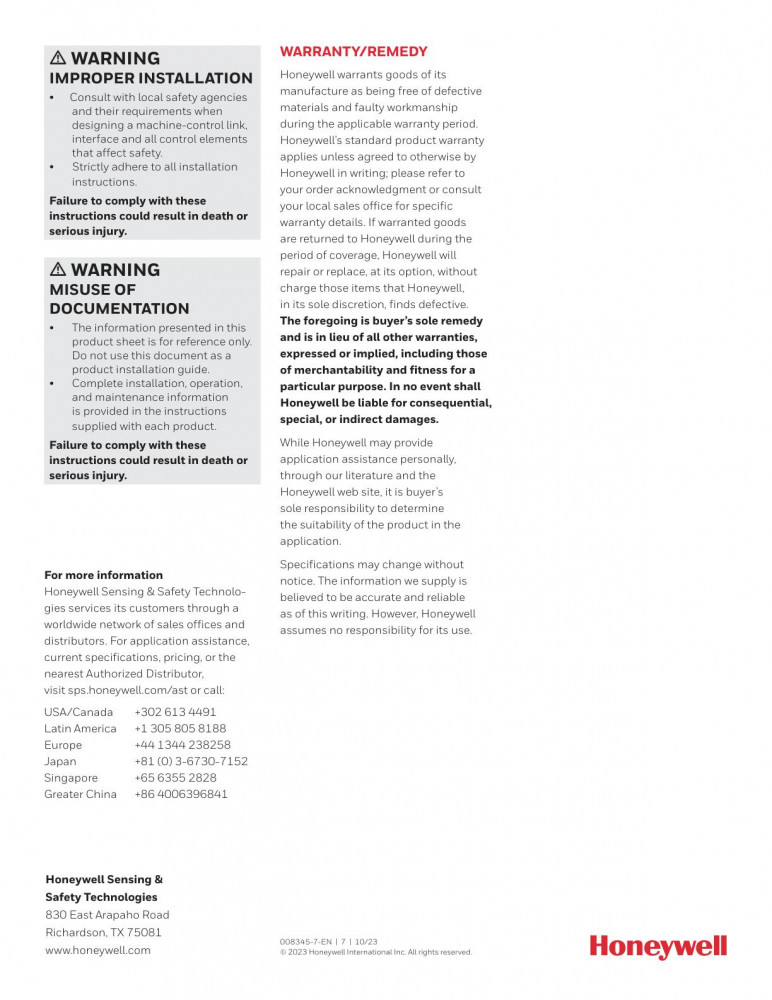 AWM40000 Series technical document page 6