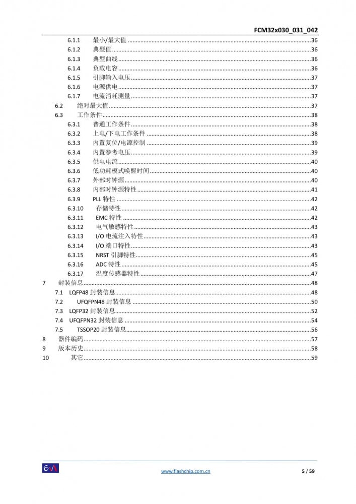 FCM32 datasheet page 5