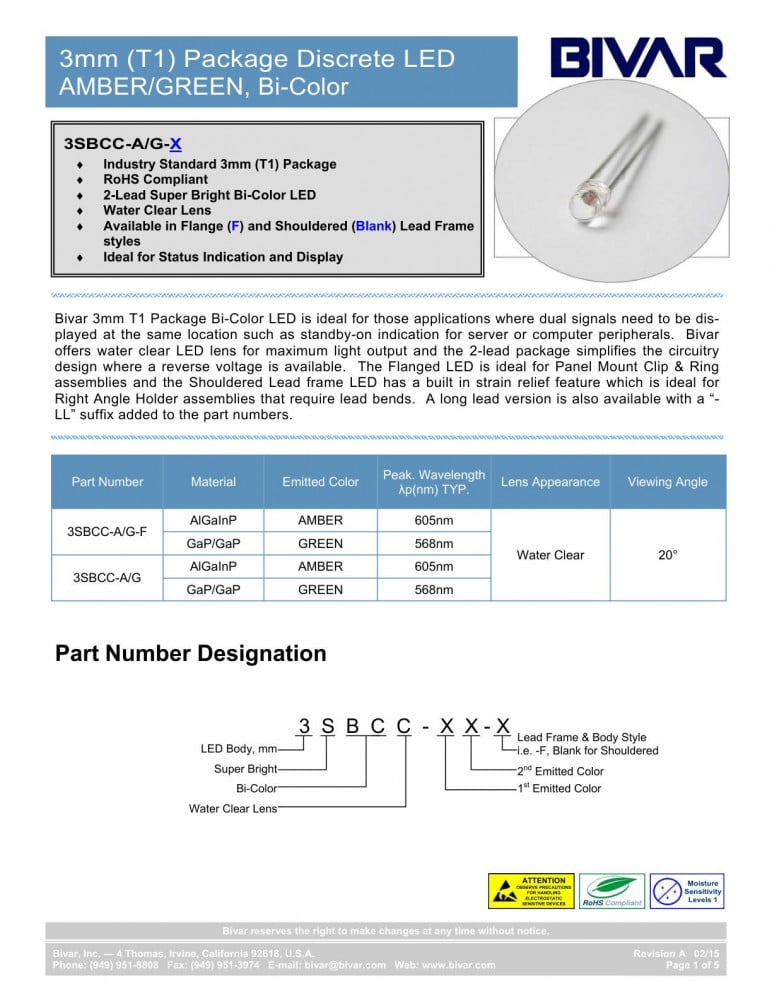 3SBCC-A/G datasheet page 1