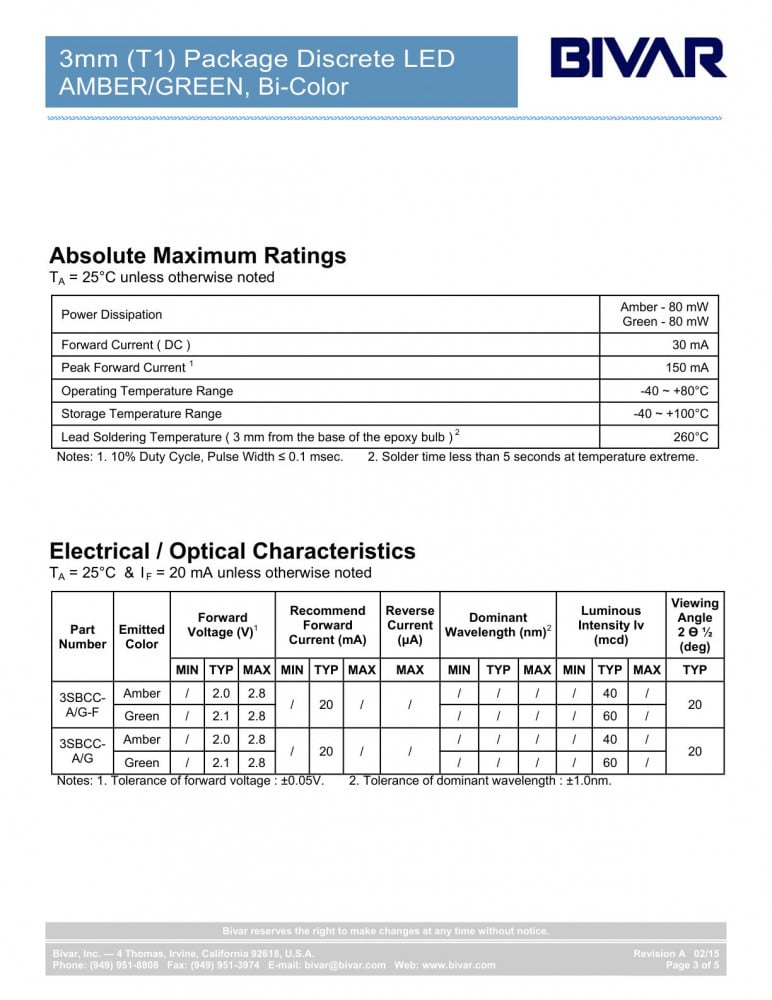 3SBCC-A/G datasheet page 3