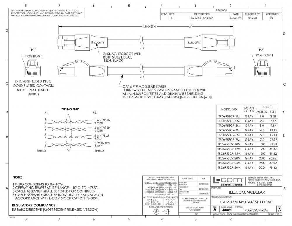 TRD695SCR-2M technical document preview