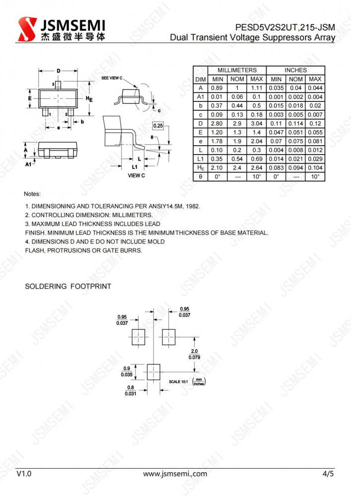 PESD5V2S2UT,215-JSM datasheet page 4