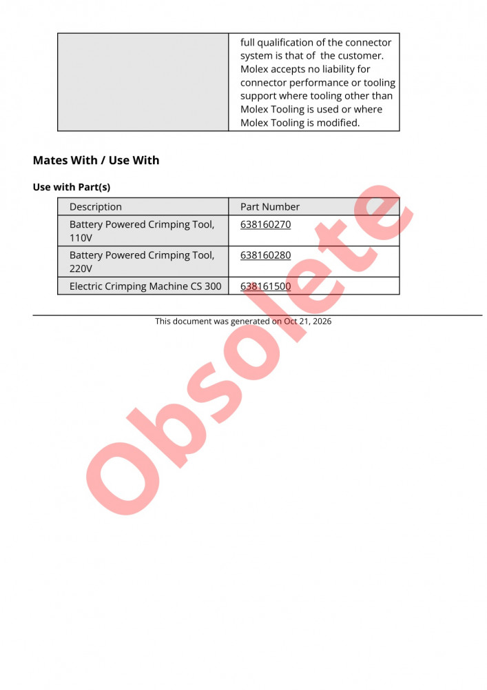 Tooling specification document image, page 3