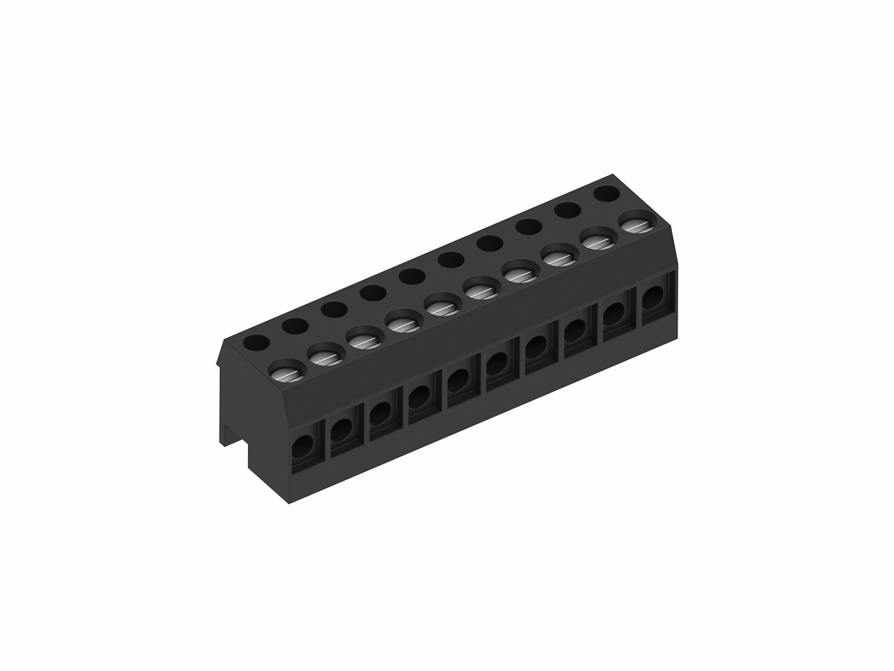3.50mm Pitch Eurostyle Vertical PCB Pin Header, with Base Housing, 4 Circuits