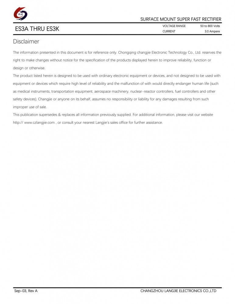 ES3J datasheet page 6